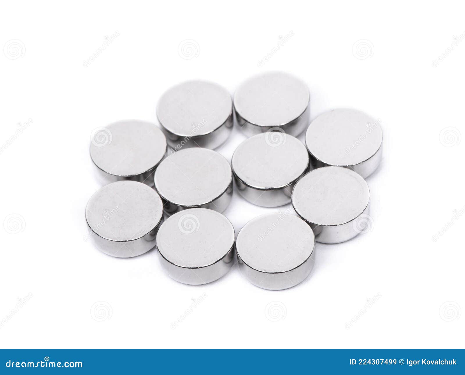 Group of Button Cell Isolated Stock Image - Image of energy, discharge ...
