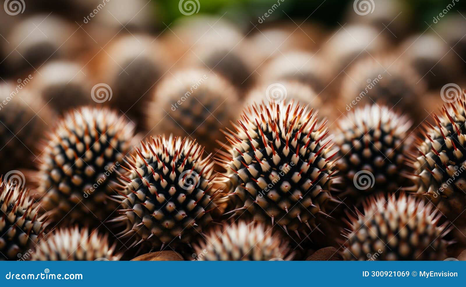 A group of cactus plants stock illustration. Illustration of vibrant ...