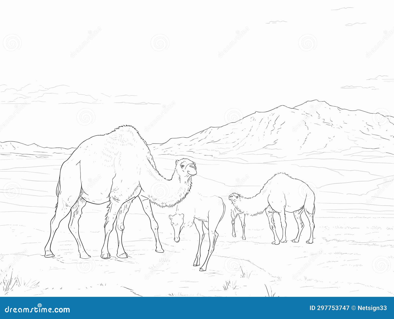 Mongolia Map Hand Drawn Sketch. Vector Concept Illustration Flag ...