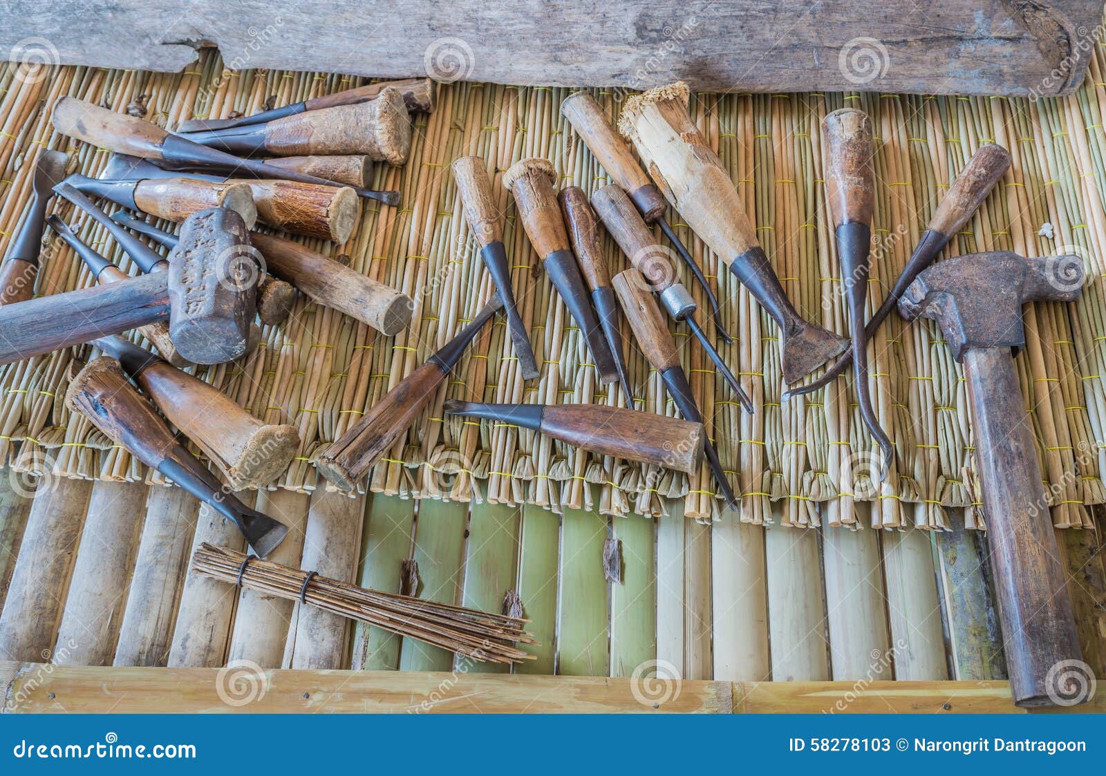 Group of carpenter tools stock image. Image of industry - 58278103