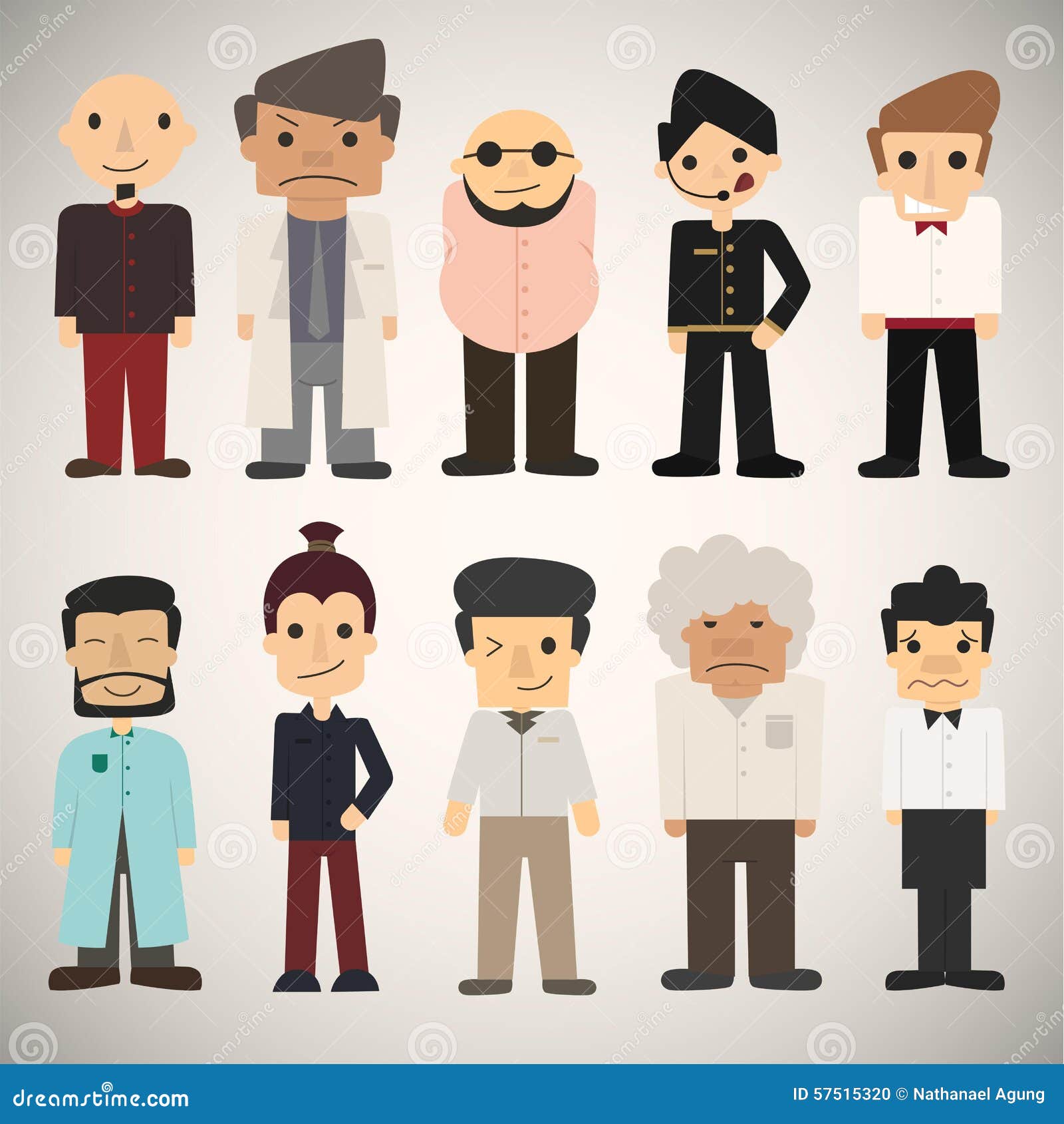 Group cartoon people stock vector. Illustration of office - 57515320