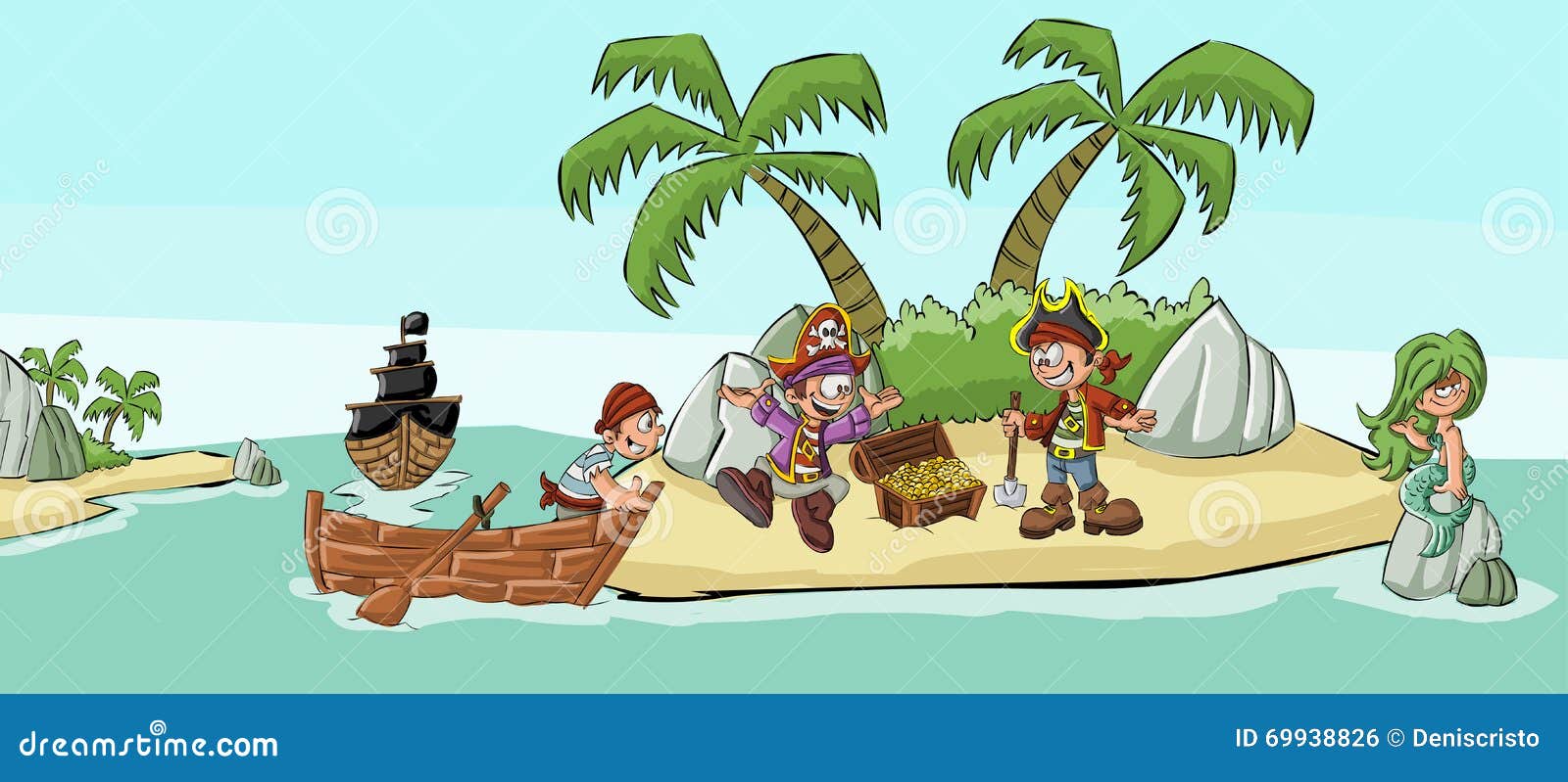 Cartoon Pirates With Swords. | CartoonDealer.com #243141547