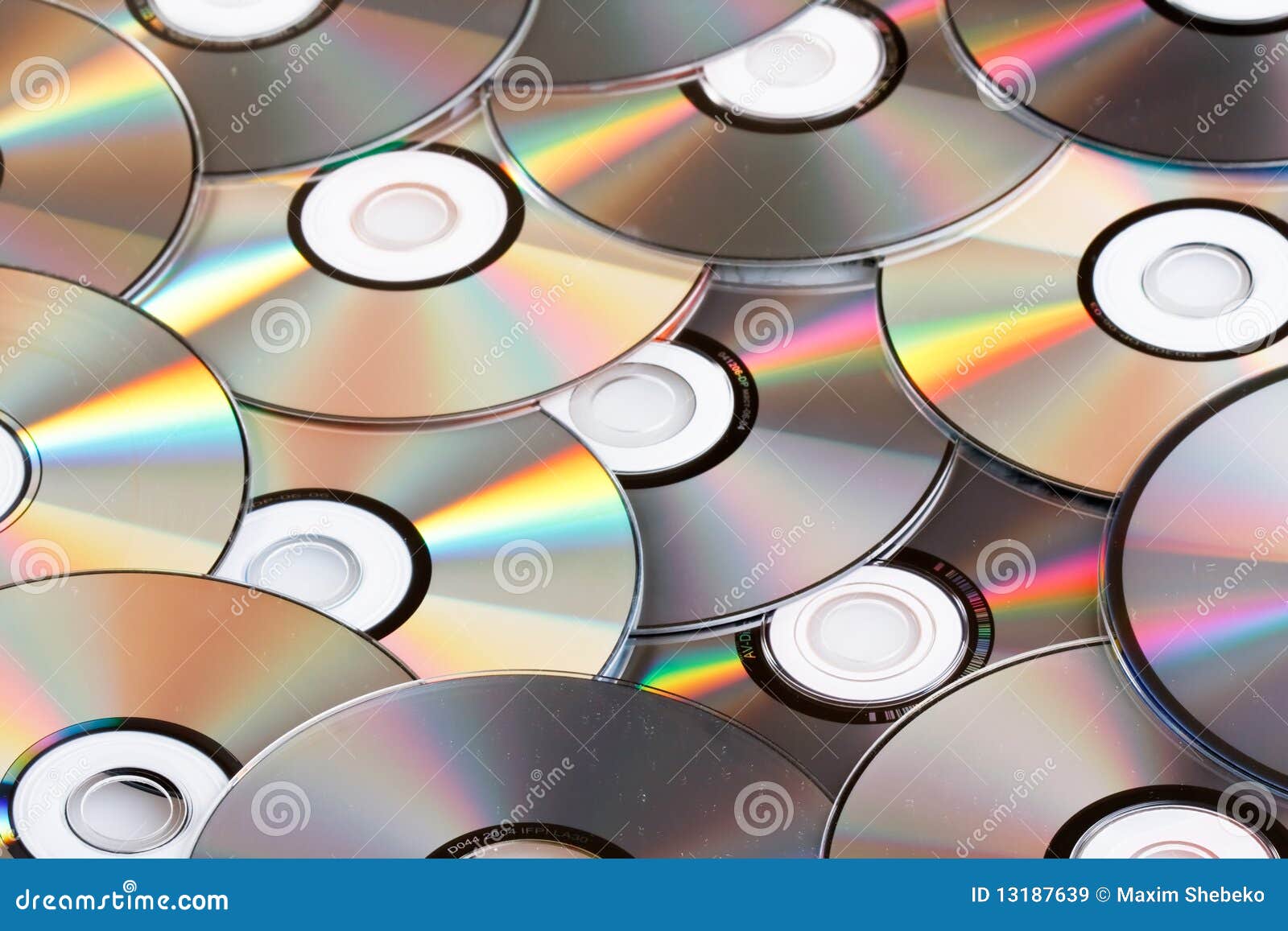 Group of CDs stock image. Image of collection, computer - 13187639