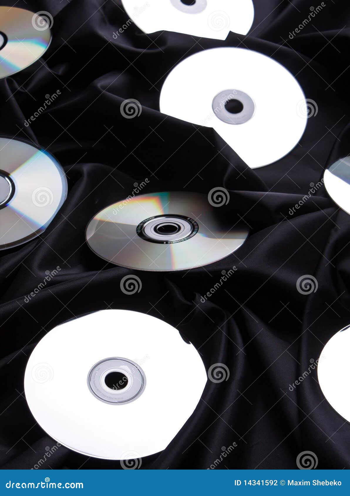 Group of CDs stock photo. Image of objects, copy, multimedia - 14341592
