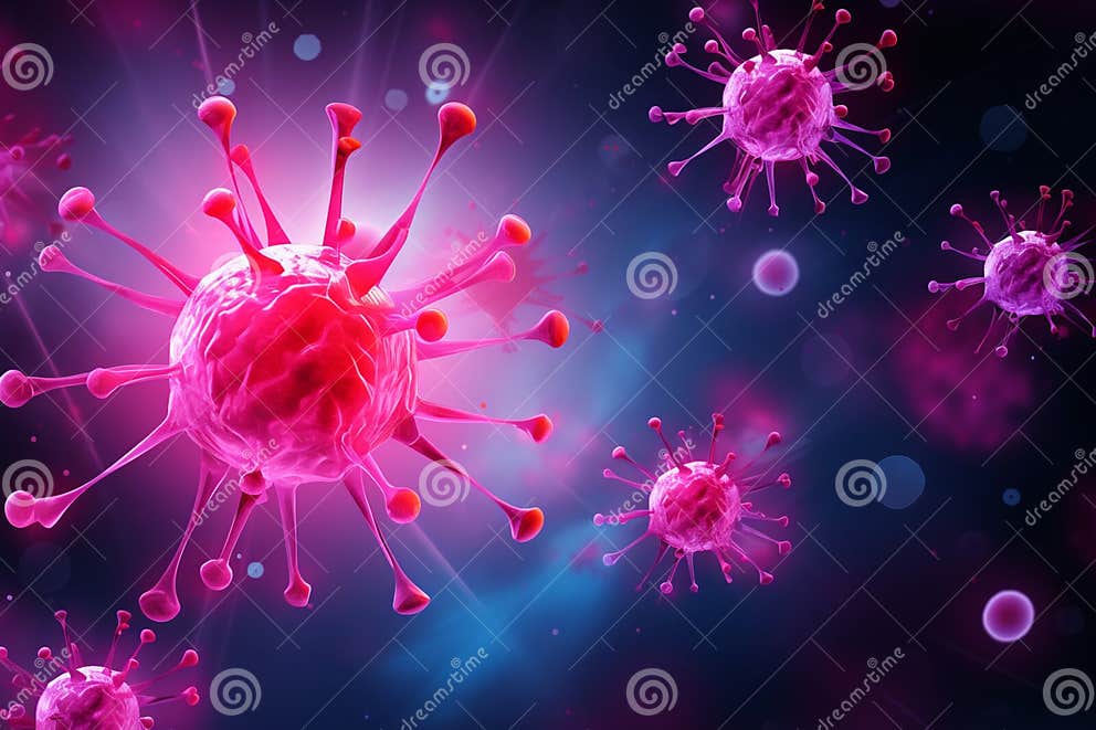 A Group of Cells that Float on the Surface of a Background, Cancer ...