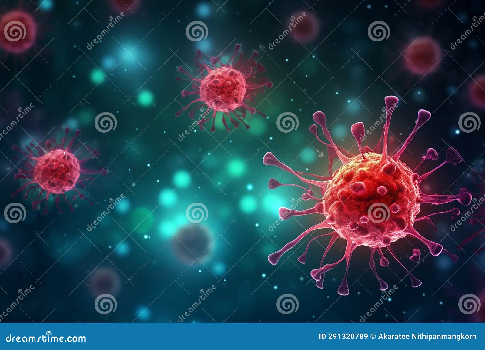 A Group of Cells that Float on the Surface of a Background, Cancer ...