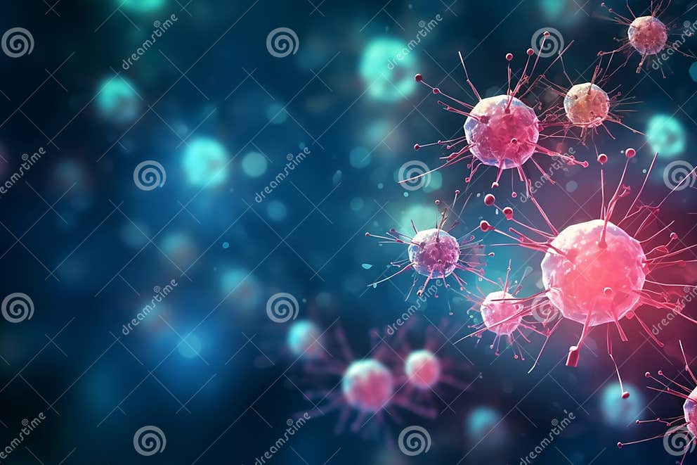 A Group of Cells that Float on the Surface of a Background, Cancer ...