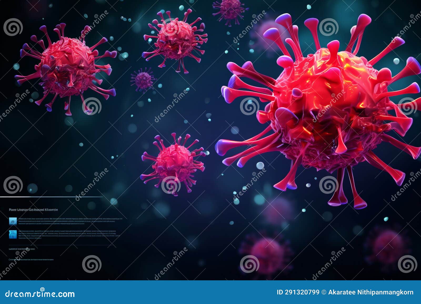 A Group of Cells that Float on the Surface of a Background, Cancer ...