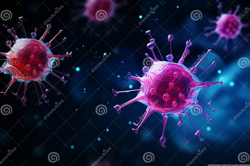 A Group of Cells that Float on the Surface of a Background, Cancer ...