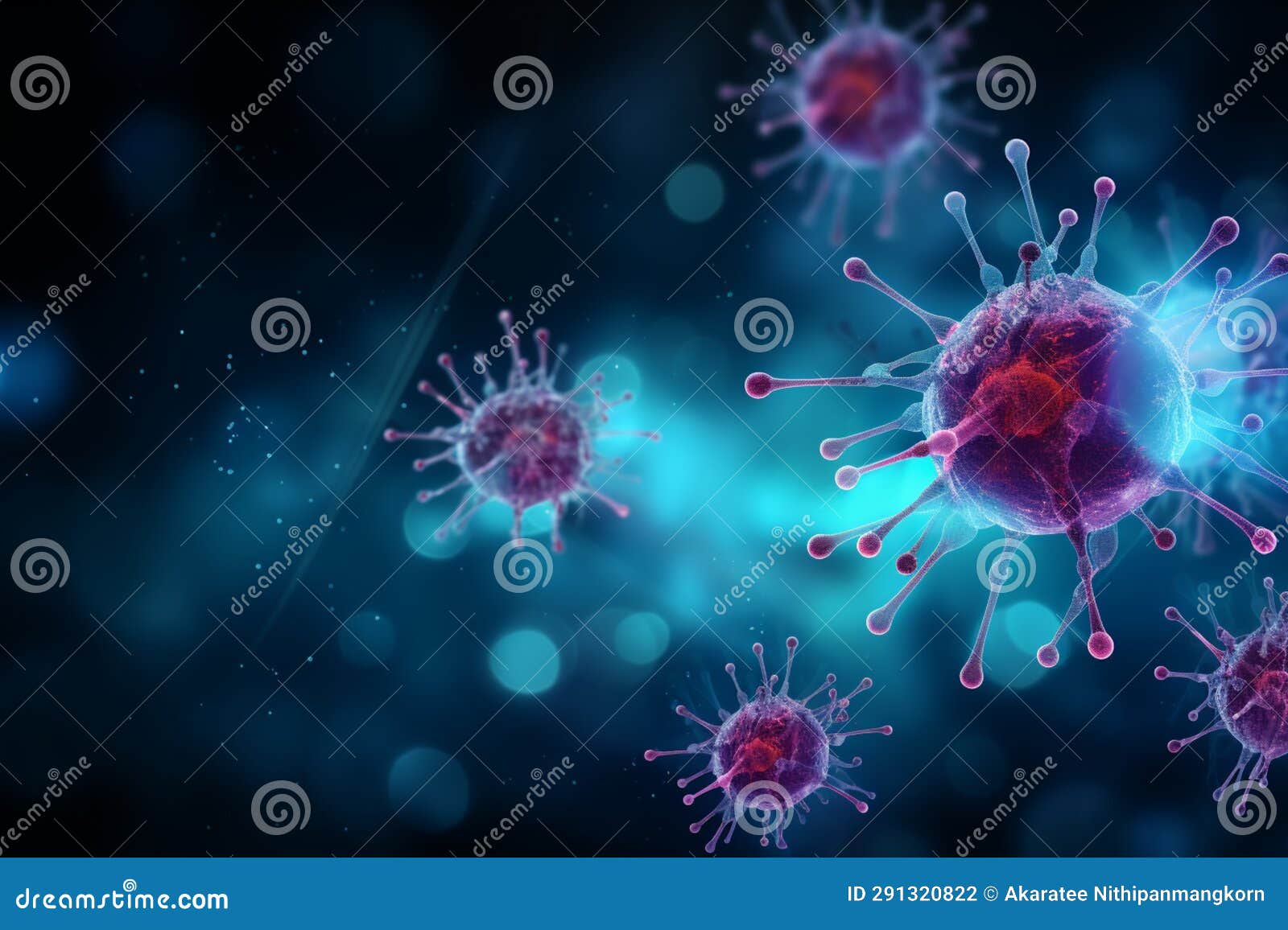 A Group of Cells that Float on the Surface of a Background, Cancer ...