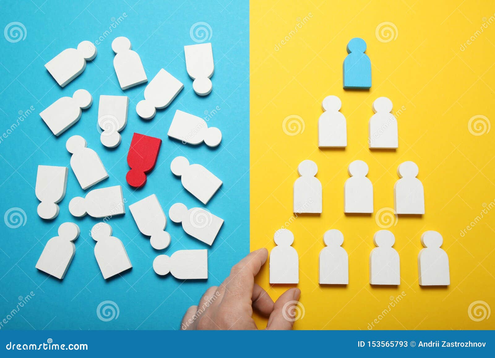 Group of Chaotic and Order Objects Stock Image - Image of concept ...
