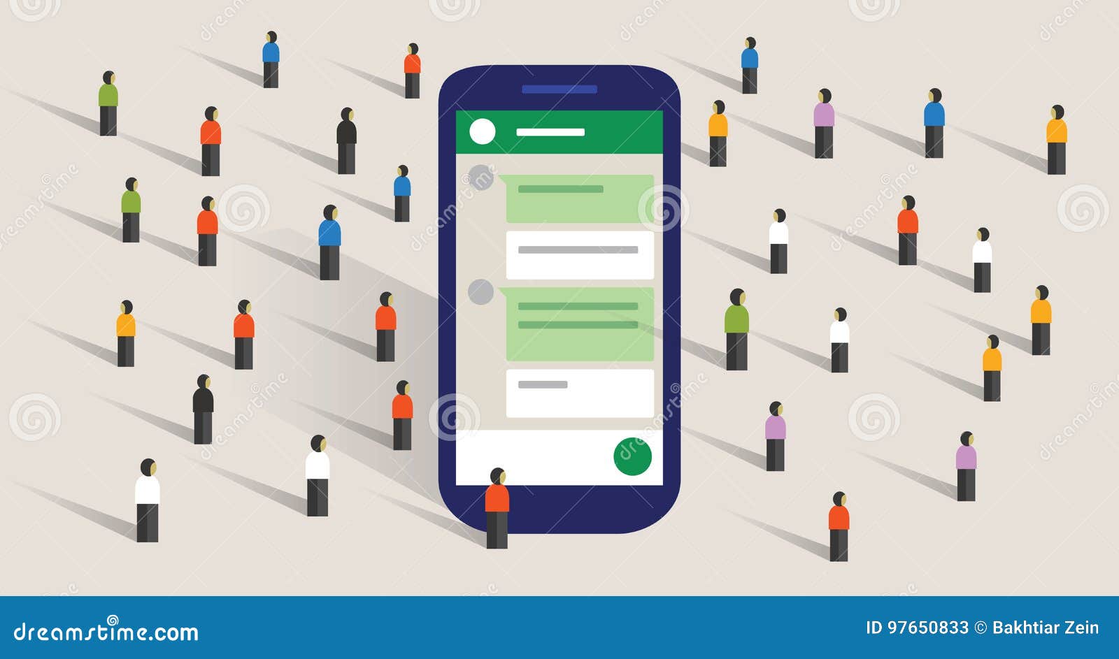 Group Chat Community of People Digital Conversation Public ...