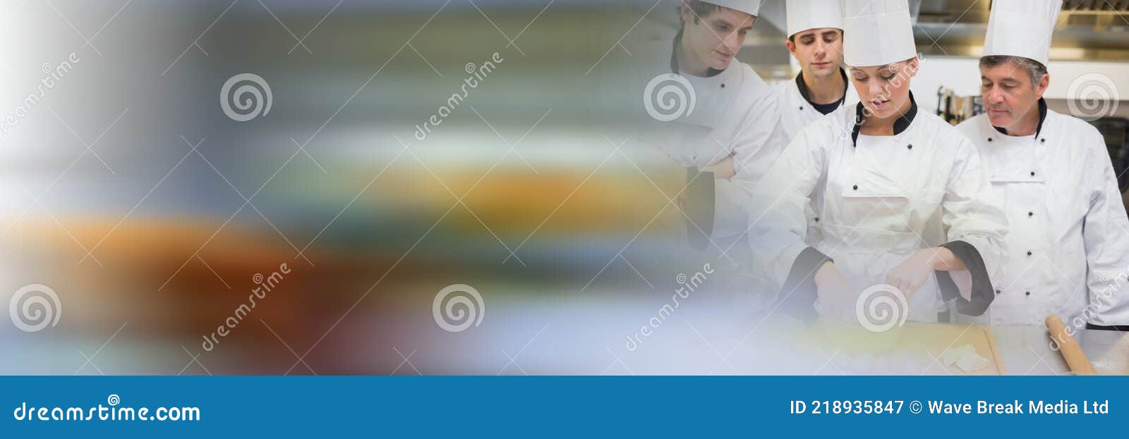 Group of Chefs Cooking in a Kitchen, Restaurant Kitchen and Food ...
