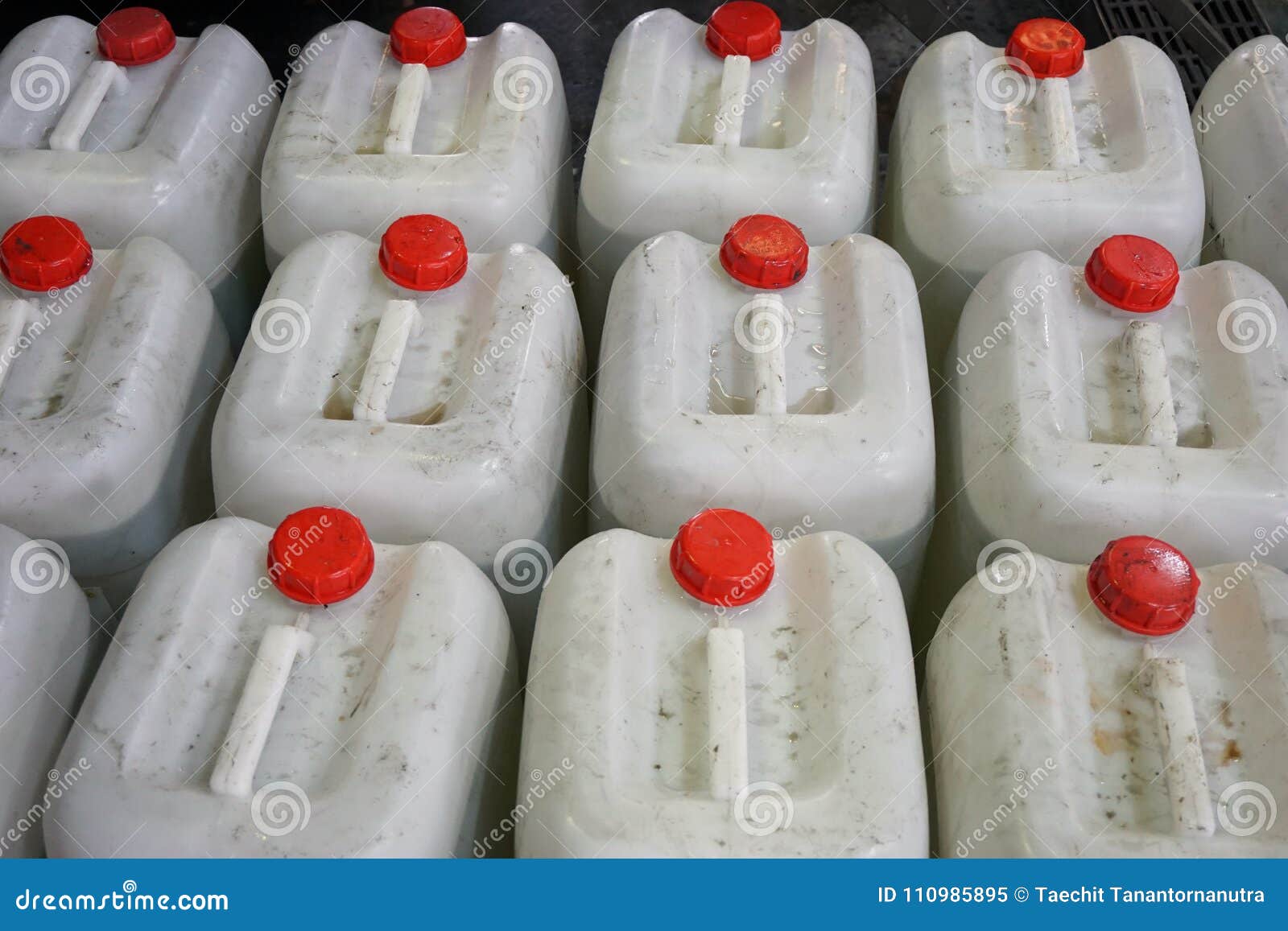 Chemical plastic container stock image. Image of drums - 110985895