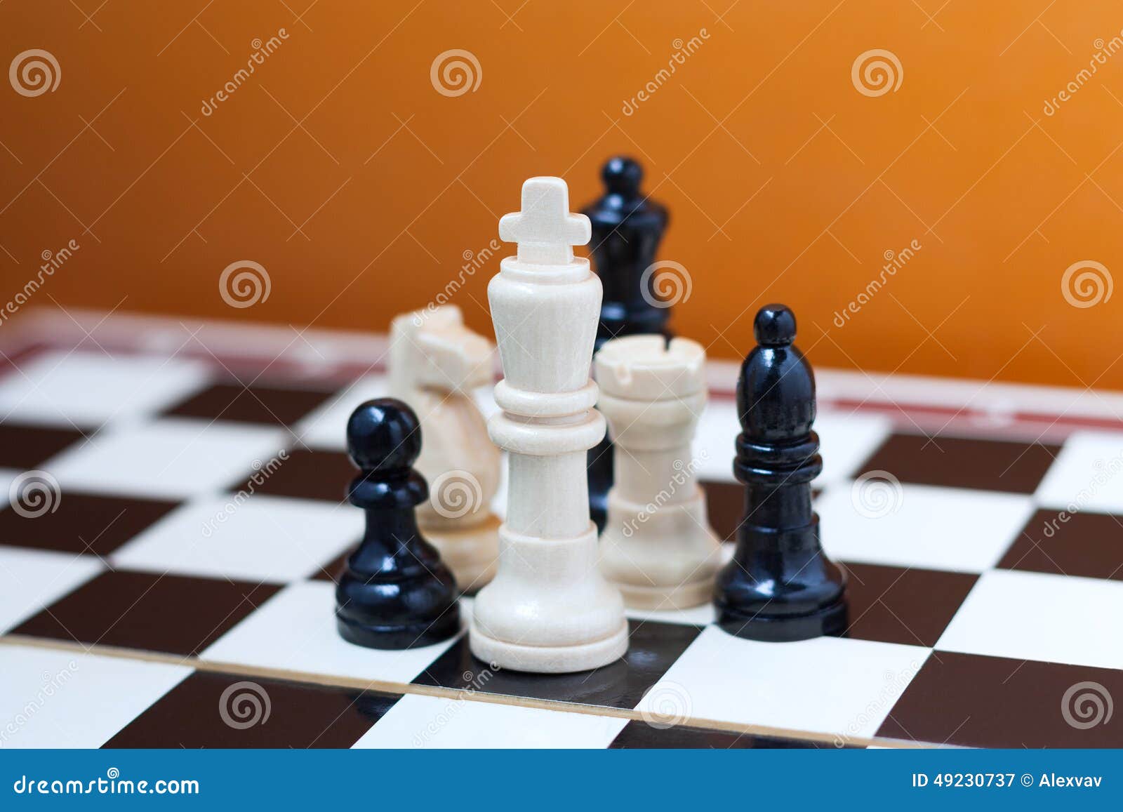 Group of chess pieces stock image. Image of castle, friendship - 49230737