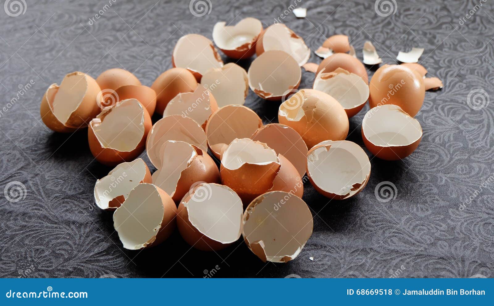 A group chicken egg shells stock photo. Image of broken - 68669518
