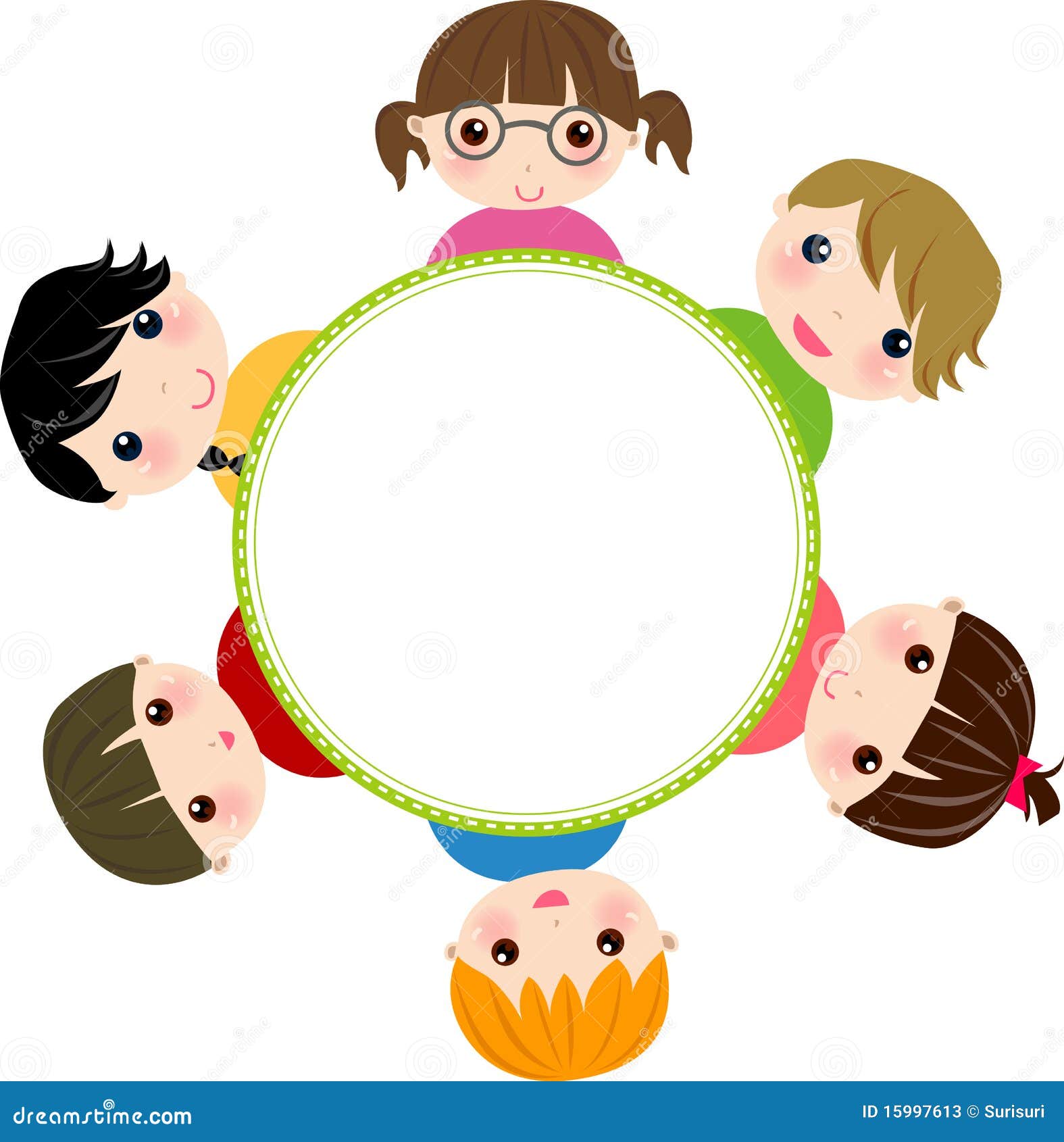 Group of children stock vector. Illustration of graphic - 15997613