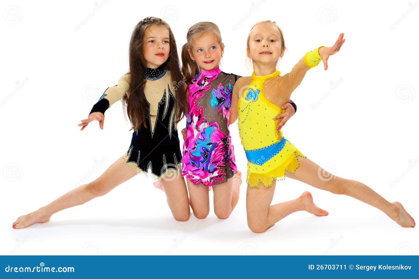 Group of children acrobats stock image. Image of cute - 26703711