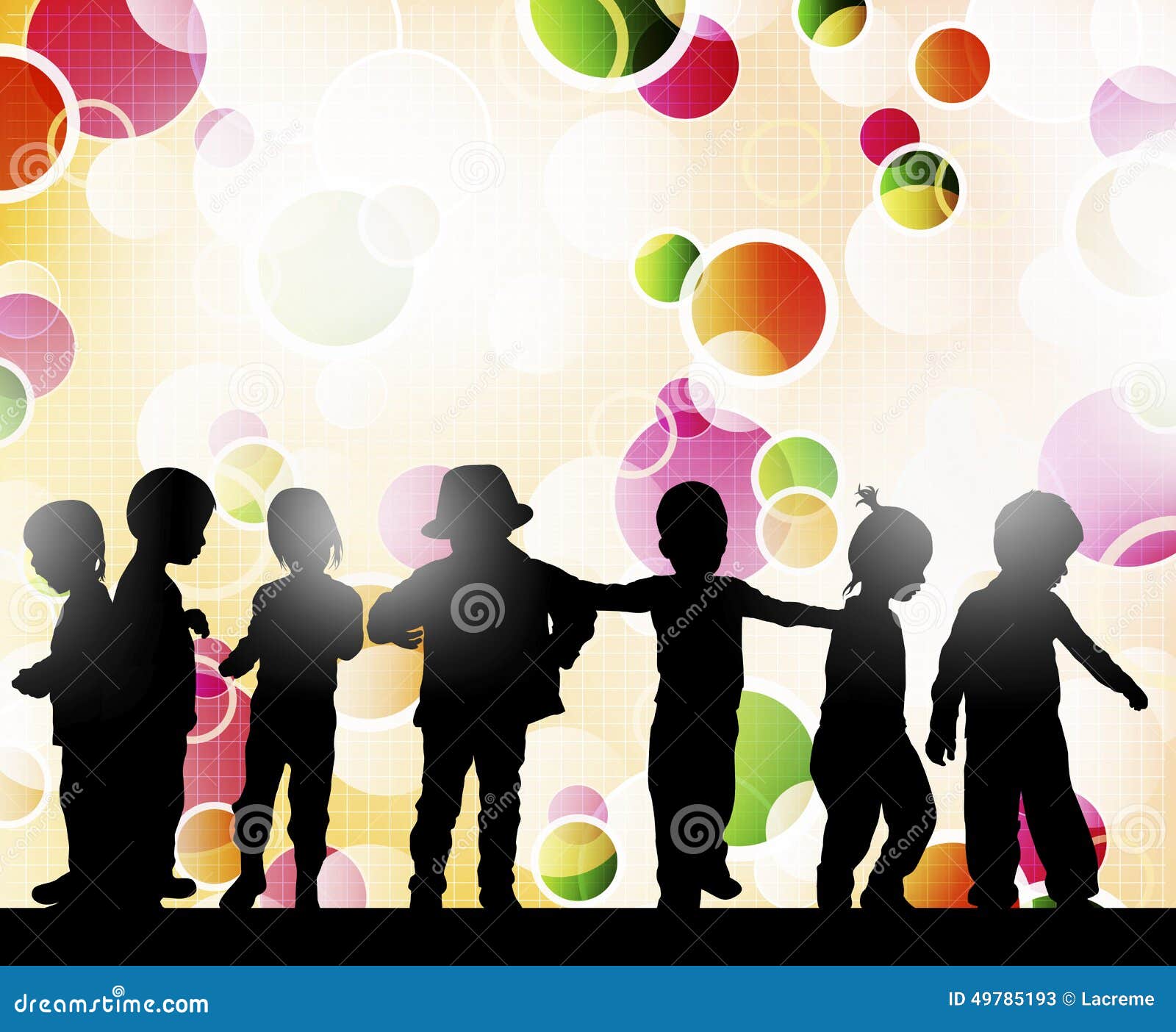 Group of children stock vector. Illustration of toddler - 49785193