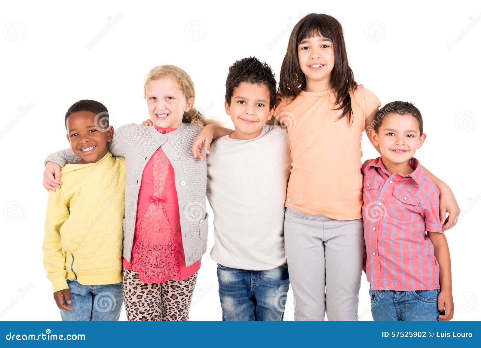 Group of children stock photo. Image of laughing, cheerful - 57525902