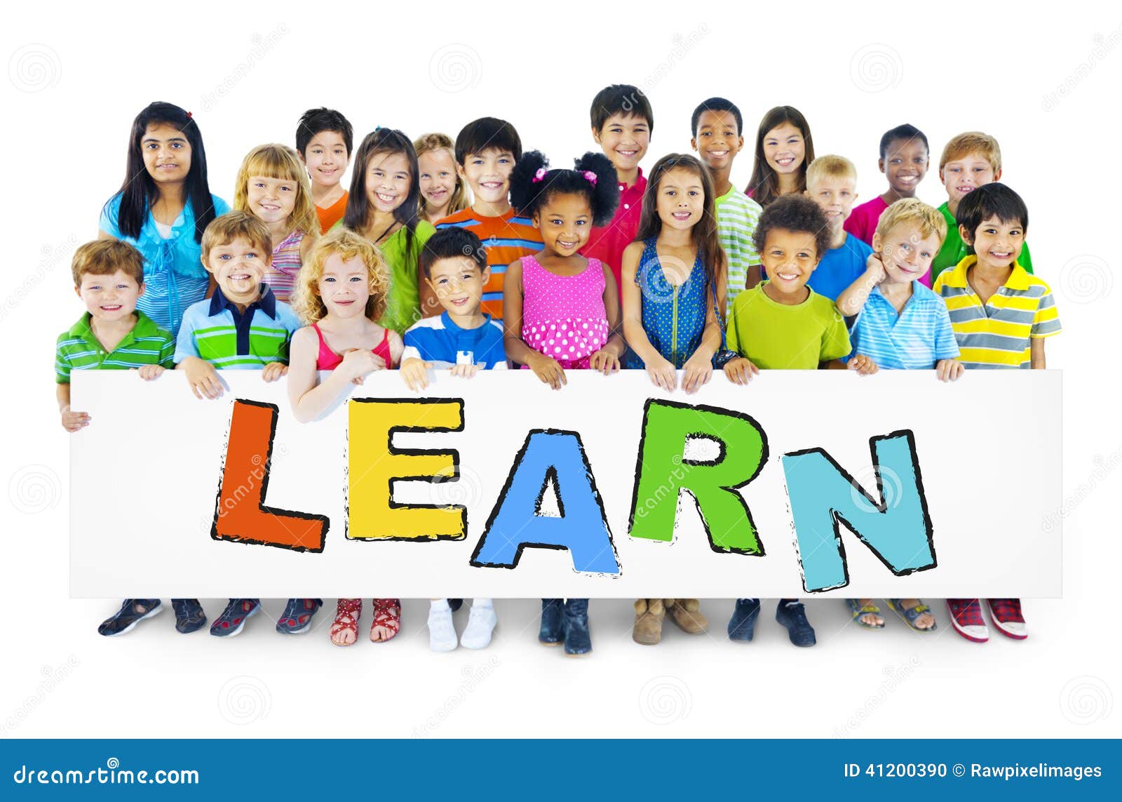 Group of Children with Learn Concept Stock Photo - Image of concept ...