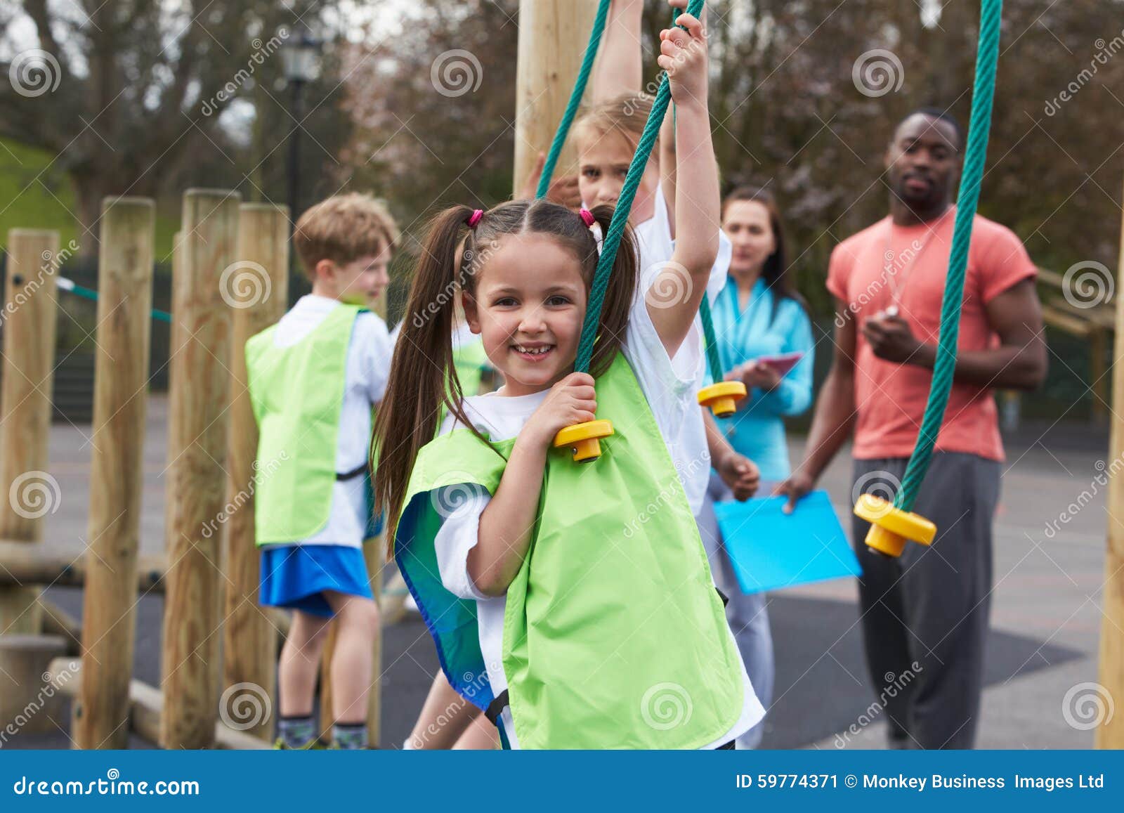 Group of Children in School Physical Education Class Stock Image ...