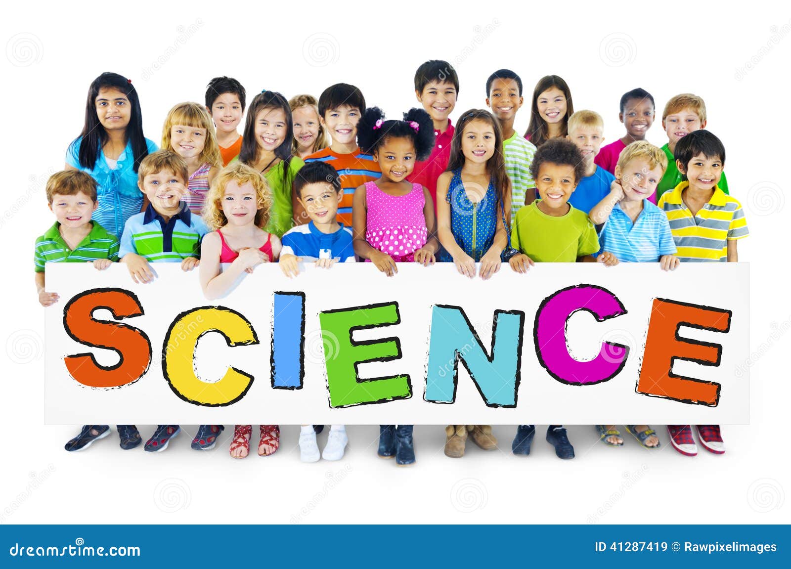Group of Children with Science Concept Stock Image - Image of girls ...