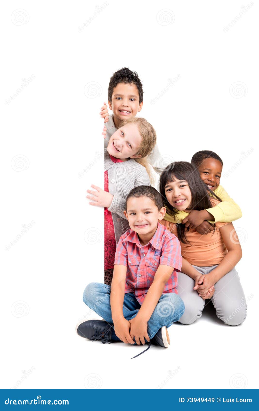Group of children stock image. Image of group, girls - 73949449