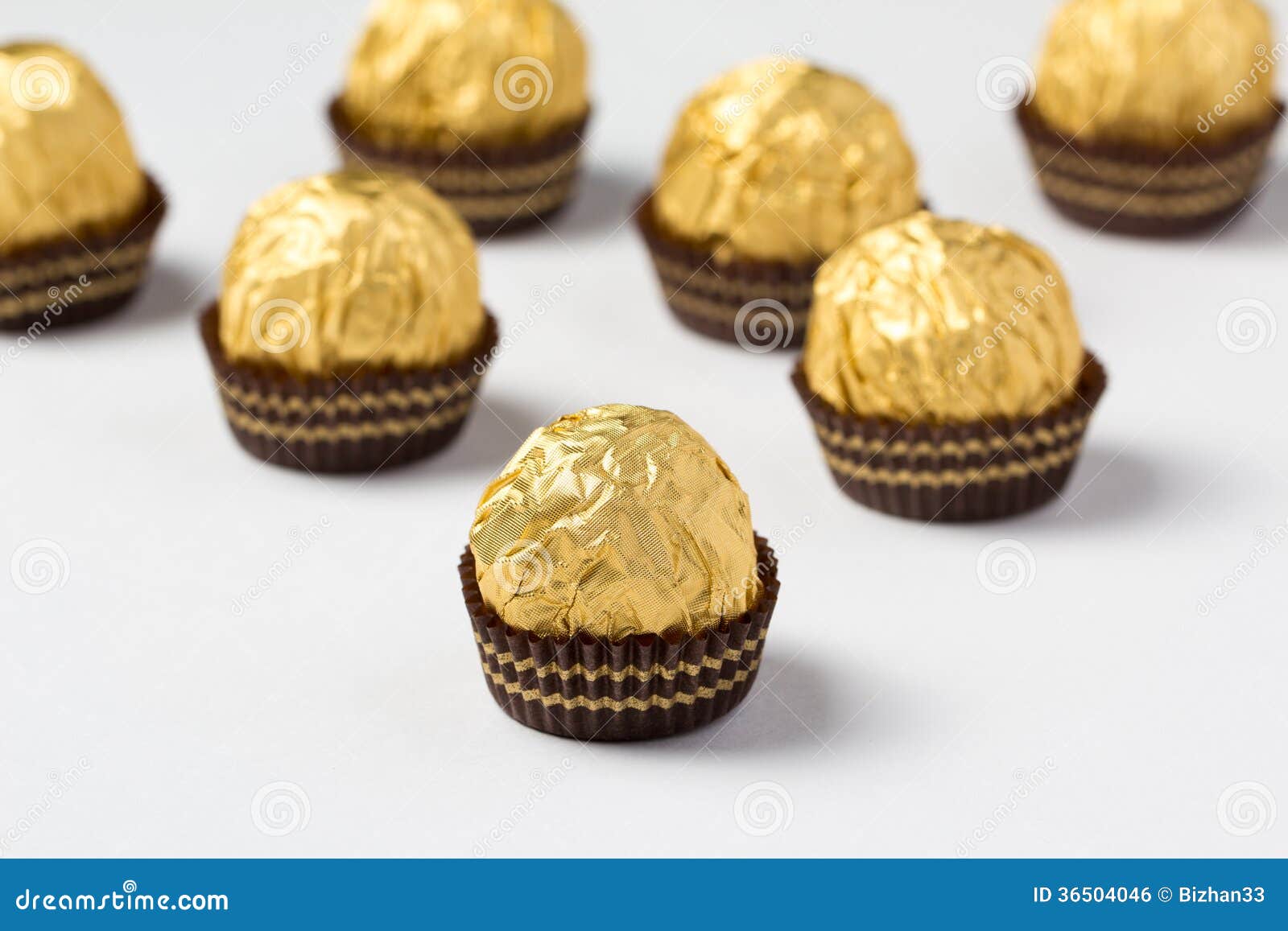 Group of chocolate candies stock photo. Image of desire - 36504046