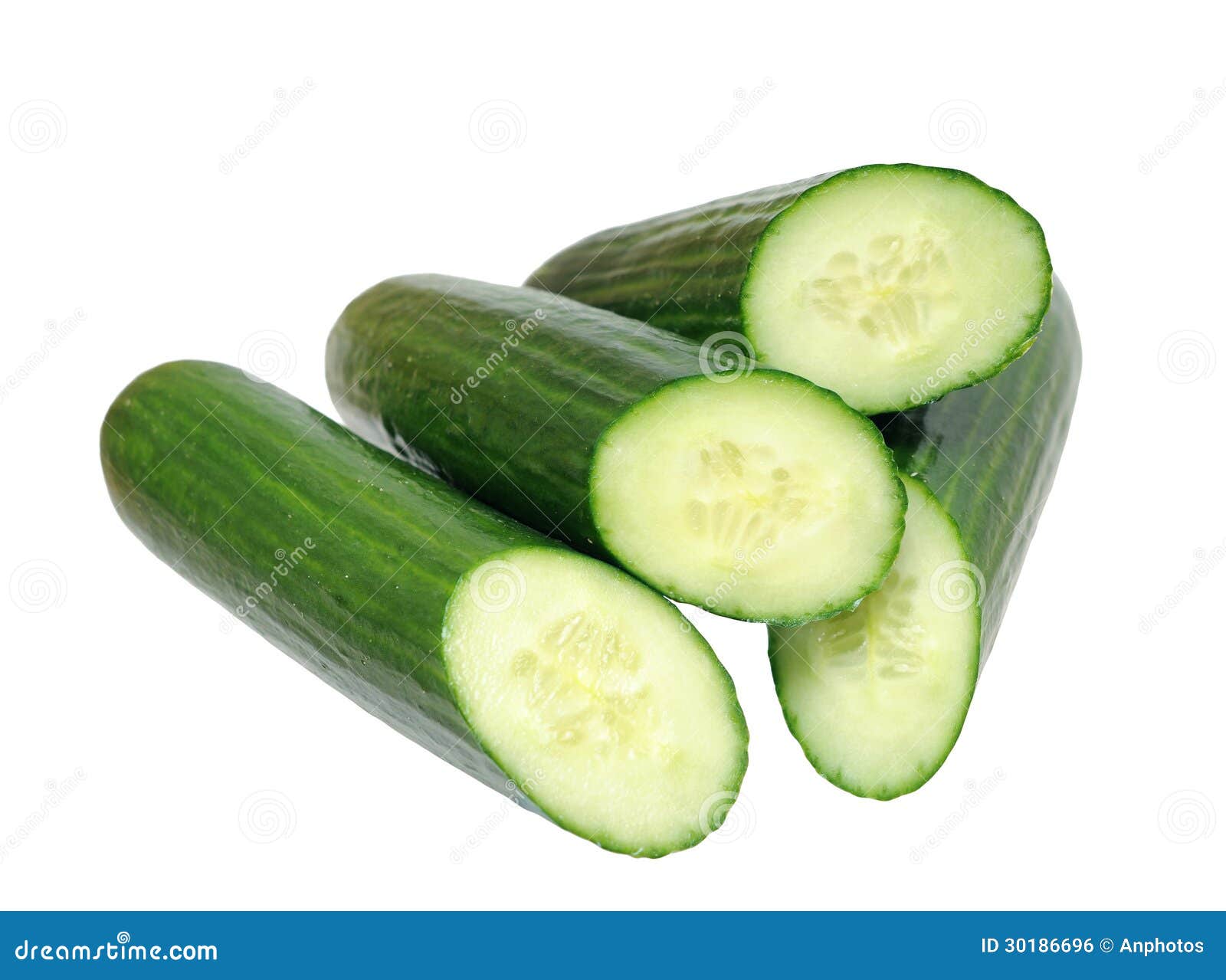 A Group of Chopped Cucumber Stock Photo - Image of cooking, healthy ...