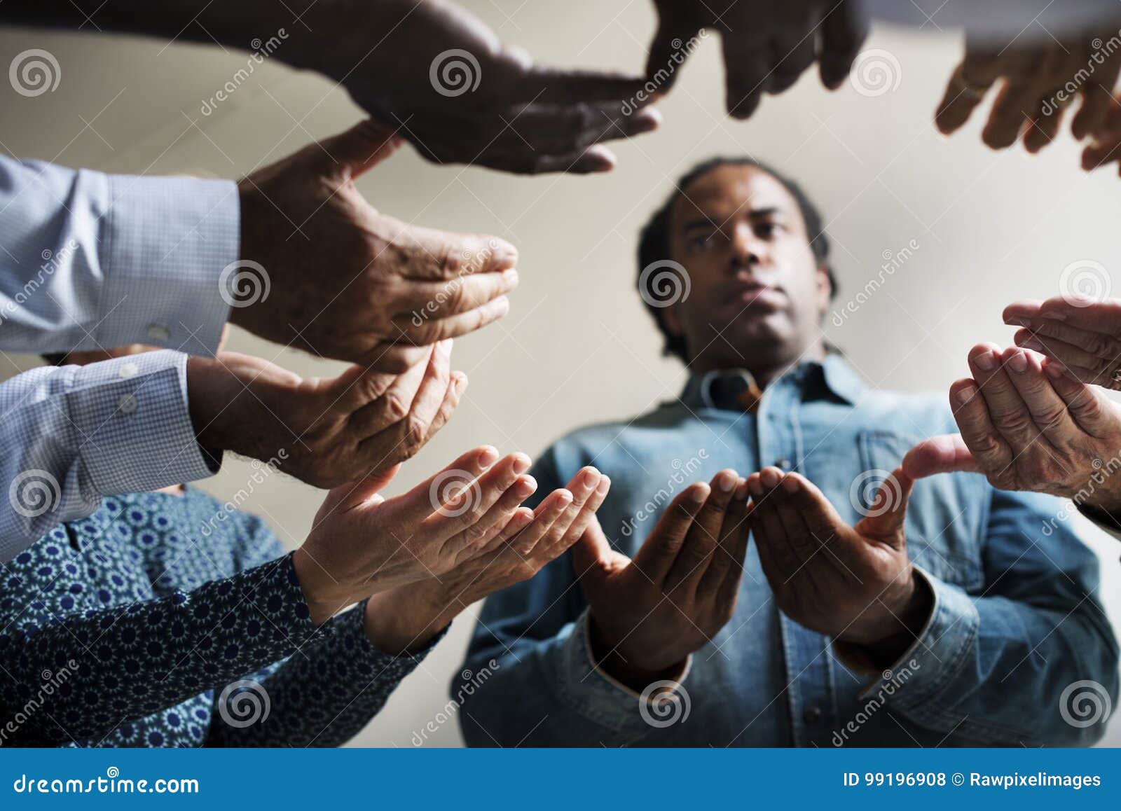 Group of Christianity People Praying Hope Together Stock Photo - Image ...