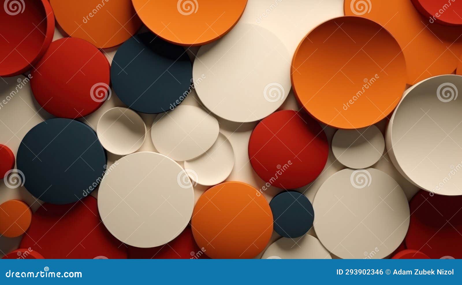 A Group of Circles in Different Colors Stock Illustration ...