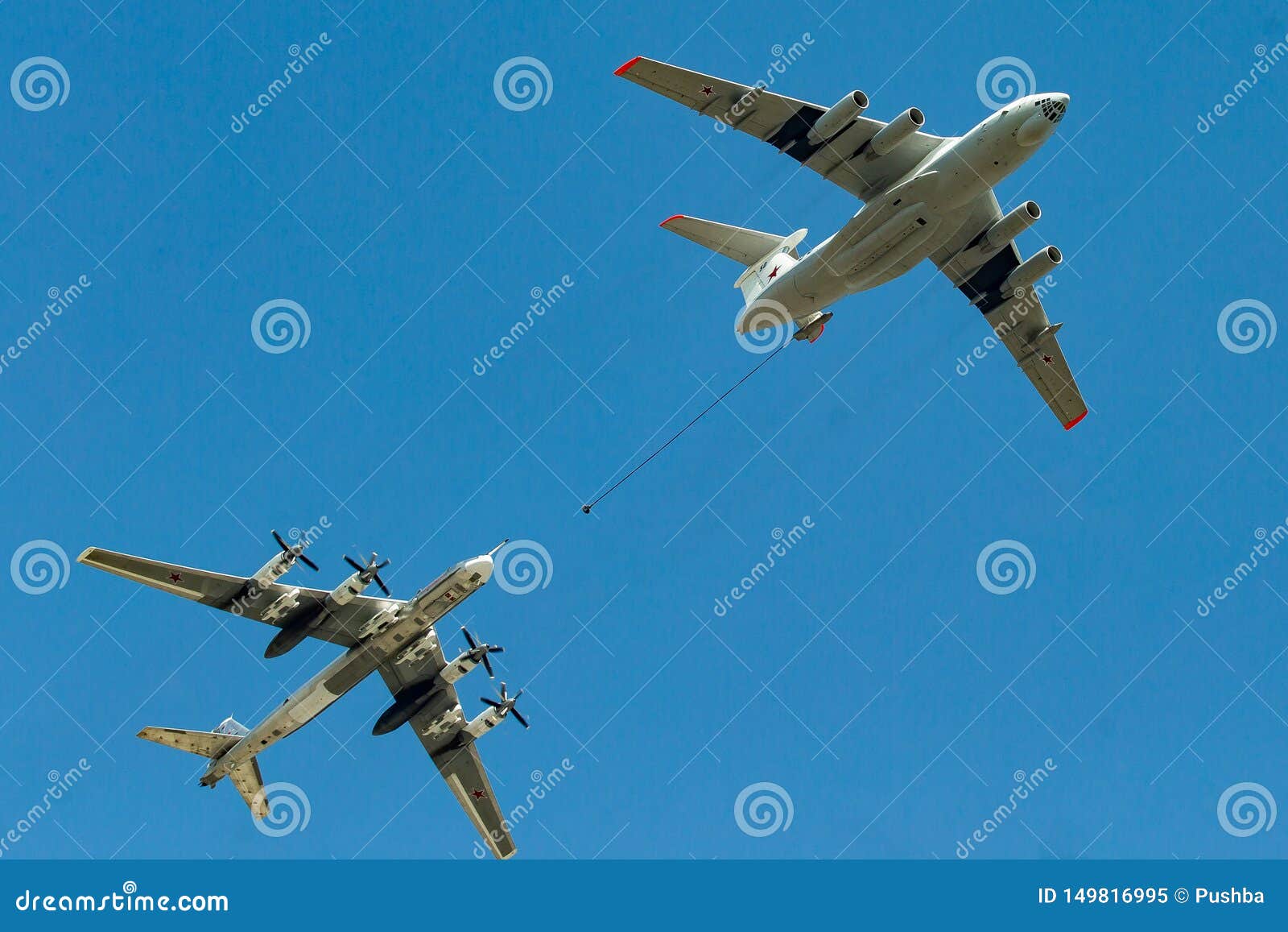 A Group of Civil Aircraft Flying in the Sky Editorial Image - Image of ...