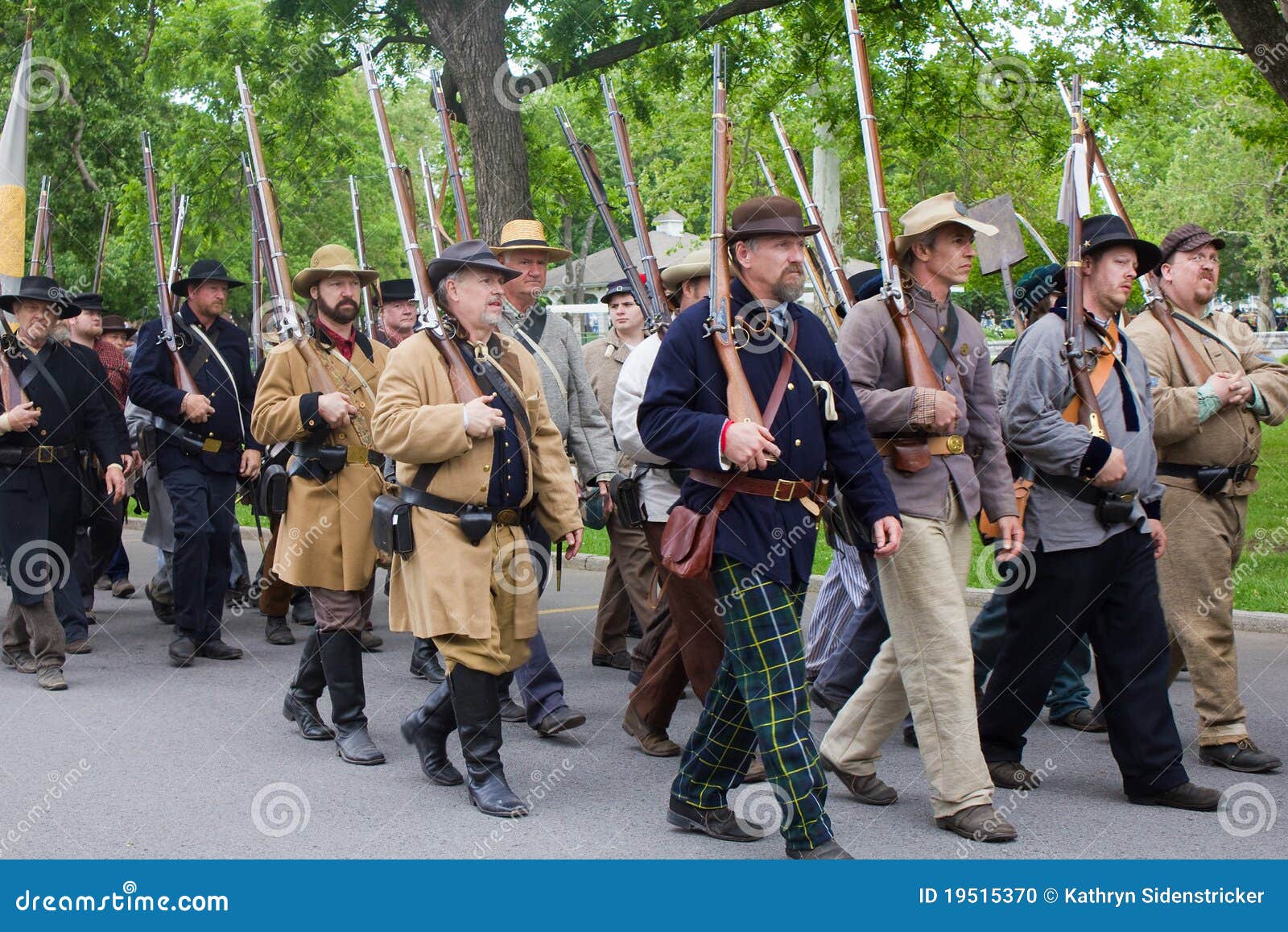 Group of Civil War Reenactors Editorial Image - Image of line, actor ...