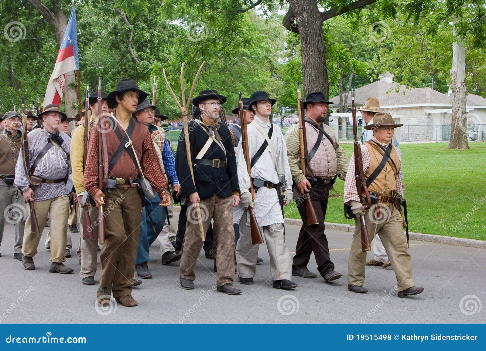Group Of Civil War Reenactors Editorial Stock Photo - Image: 19515498