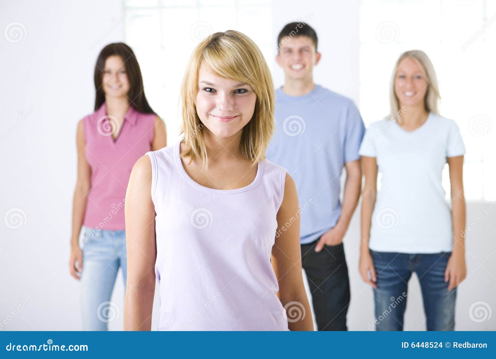 Group of classmates stock photo. Image of pleasure, female - 6448524