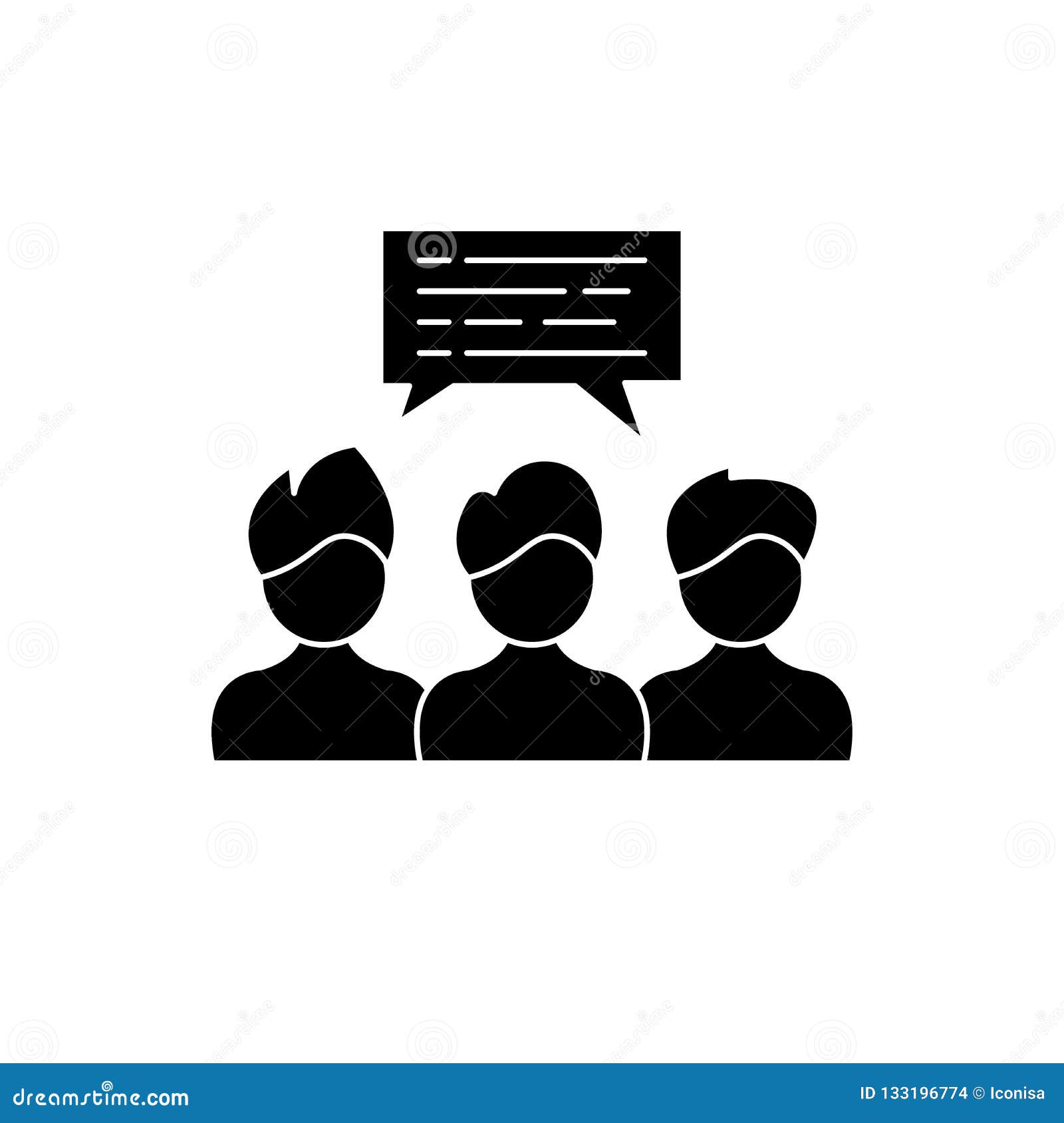 Group Coaching Black Icon, Vector Sign on Isolated Background. Group ... Group Coaching Black Icon, Vector Sign on Isolated Background. Group ...