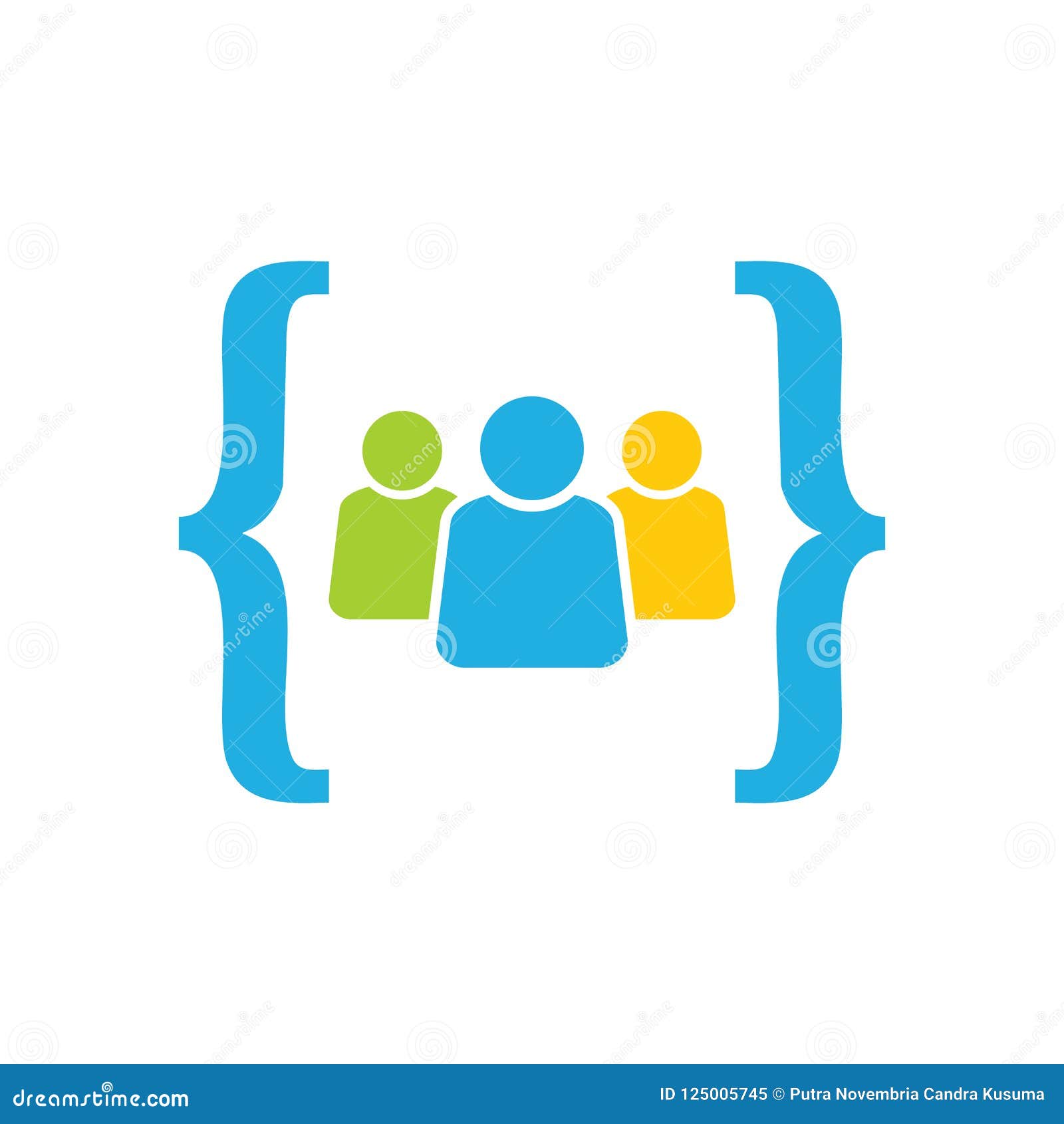 Group Code Logo Icon Design Stock Vector - Illustration of company ...