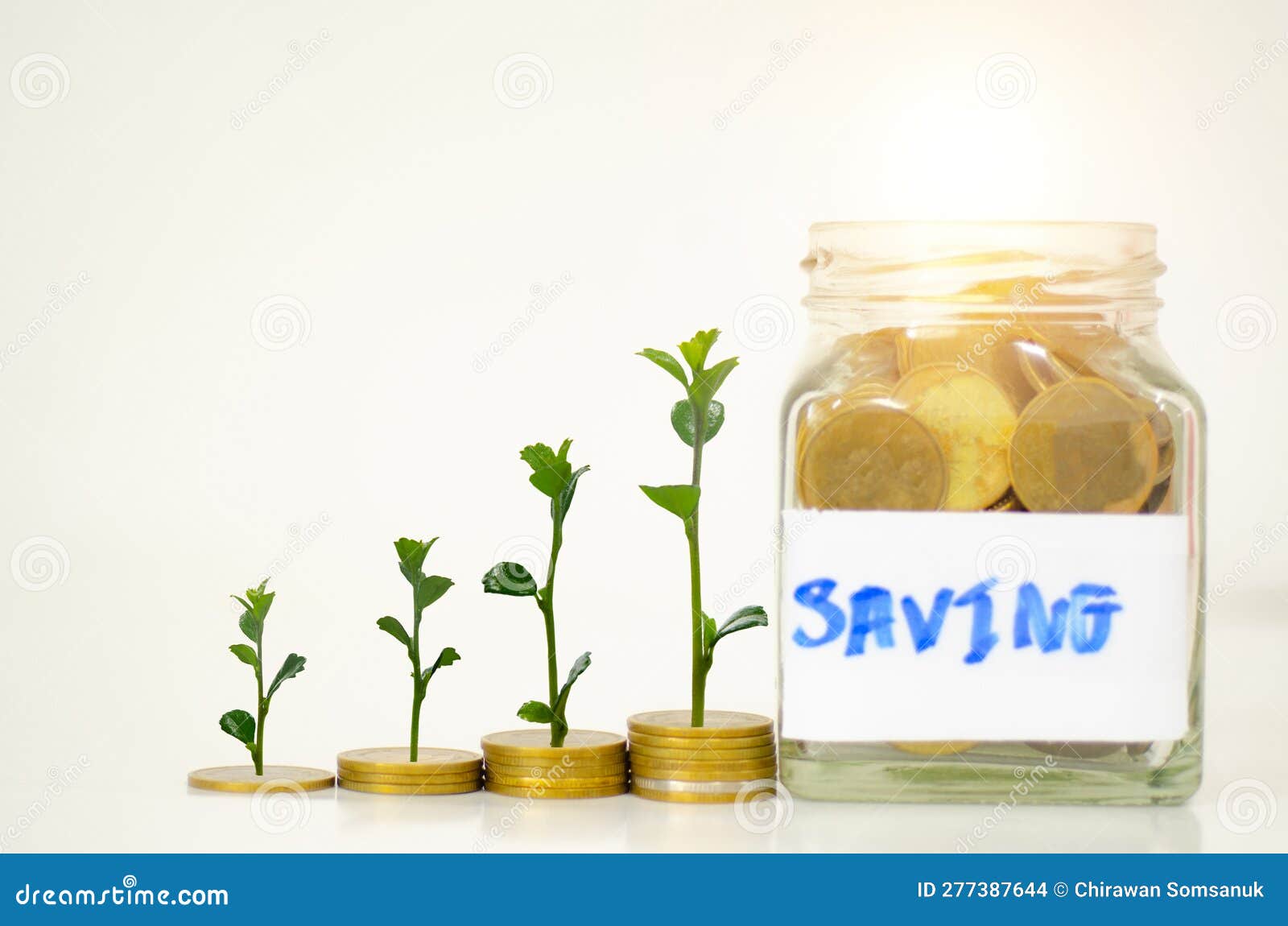 Group of Coin in Saving Money Stock Illustration - Illustration of ...
