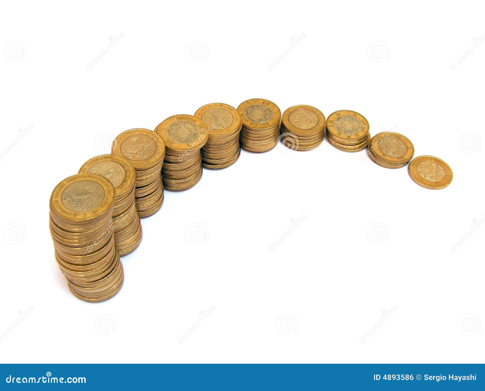 Group of coins stock photo. Image of deposit, adding, accounting - 4893586