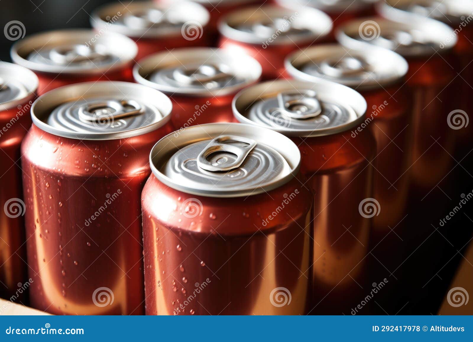 A Group of Cola Soda Cans in a Refrigerator Stock Photo - Image of soda ...