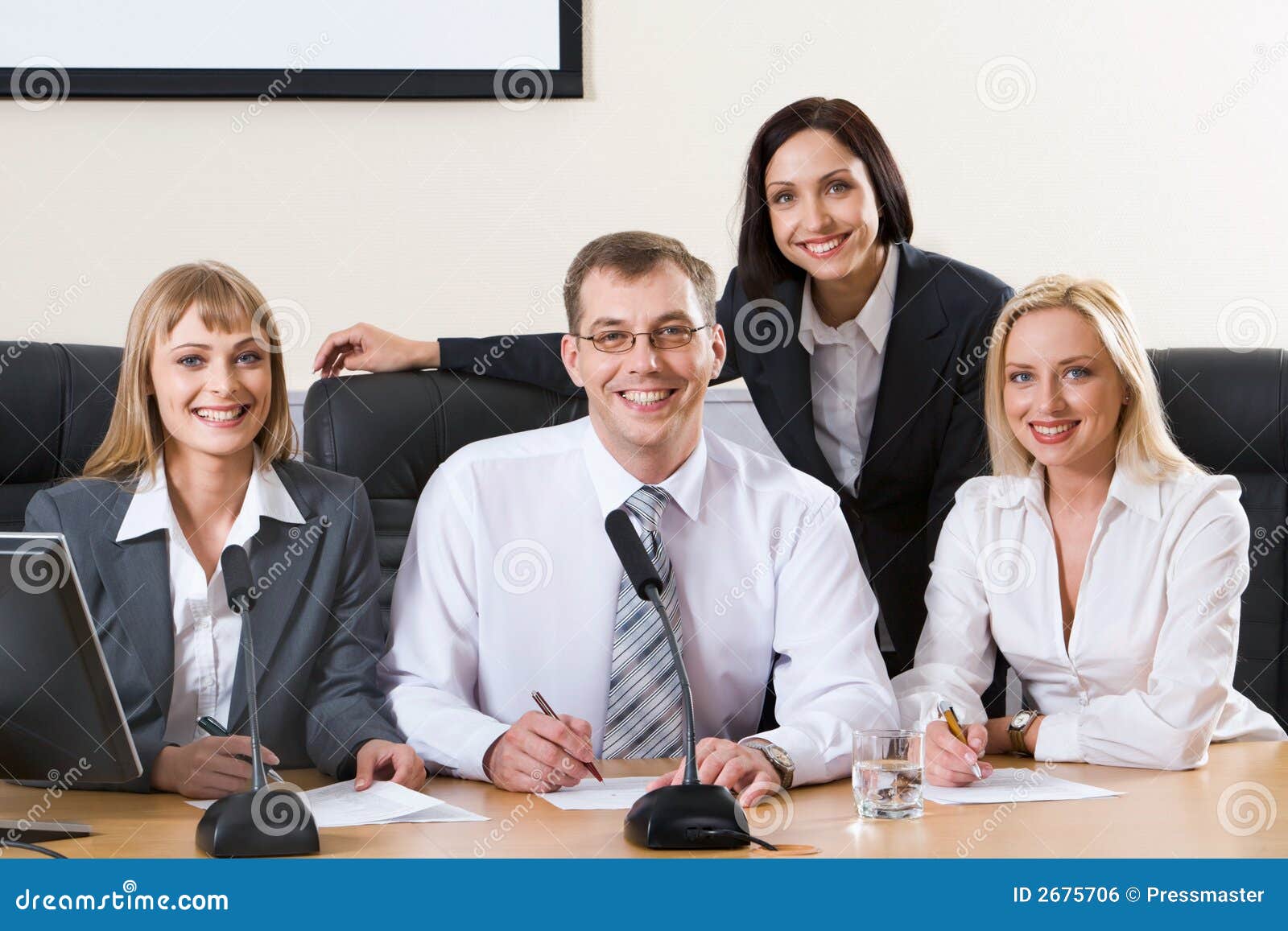 Group of colleagues stock photo. Image of leadership, male - 2675706