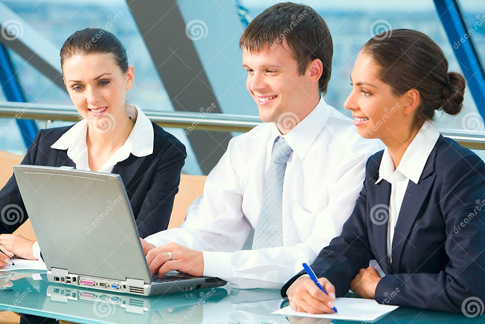 Group of colleagues stock photo. Image of chief, coworkers - 3008810
