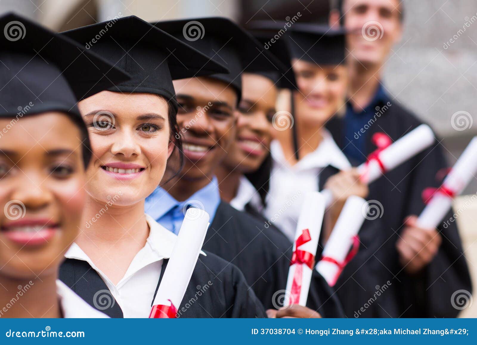 Group college graduates stock photo. Image of college - 37038704