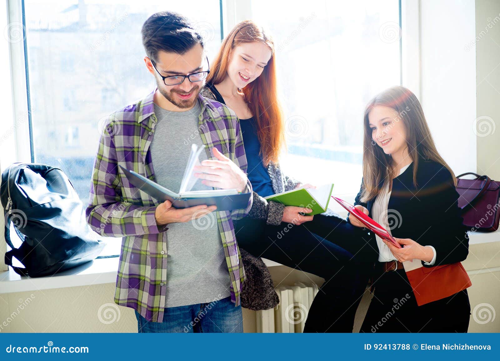 Group of college students stock photo. Image of group - 92413788
