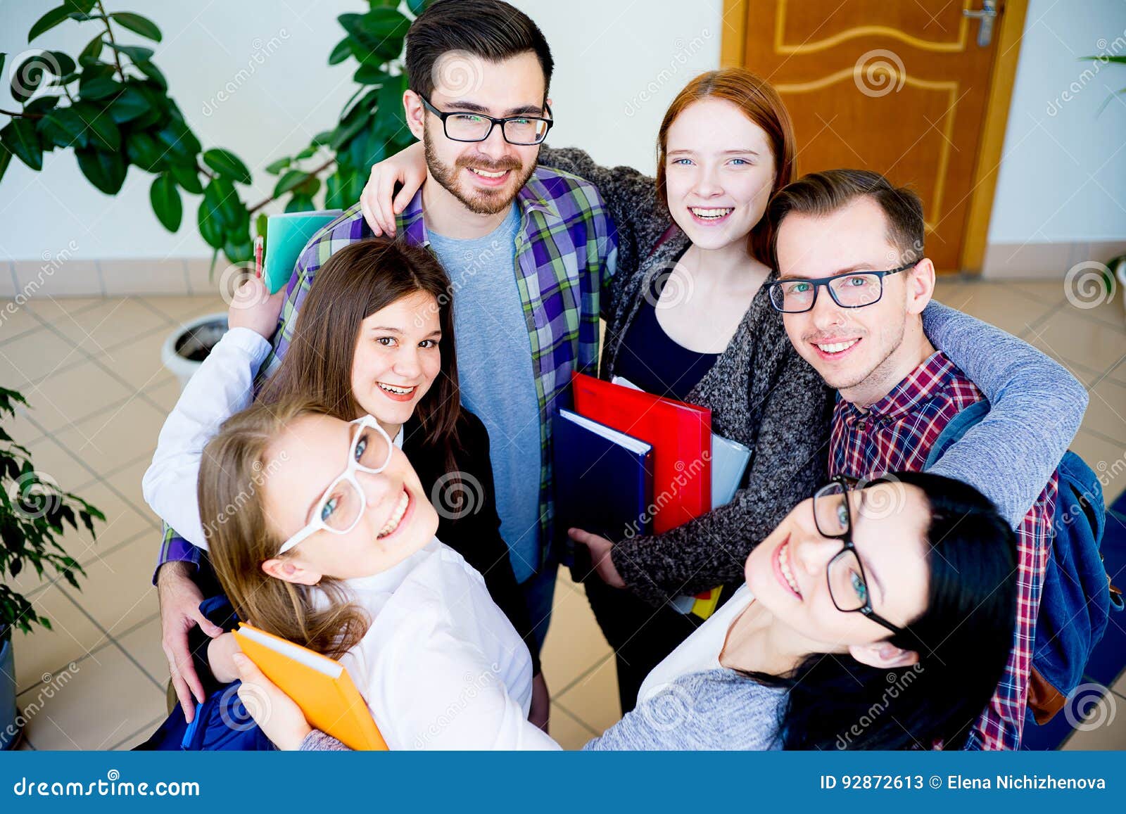 Group of college students stock image. Image of academic - 92872613
