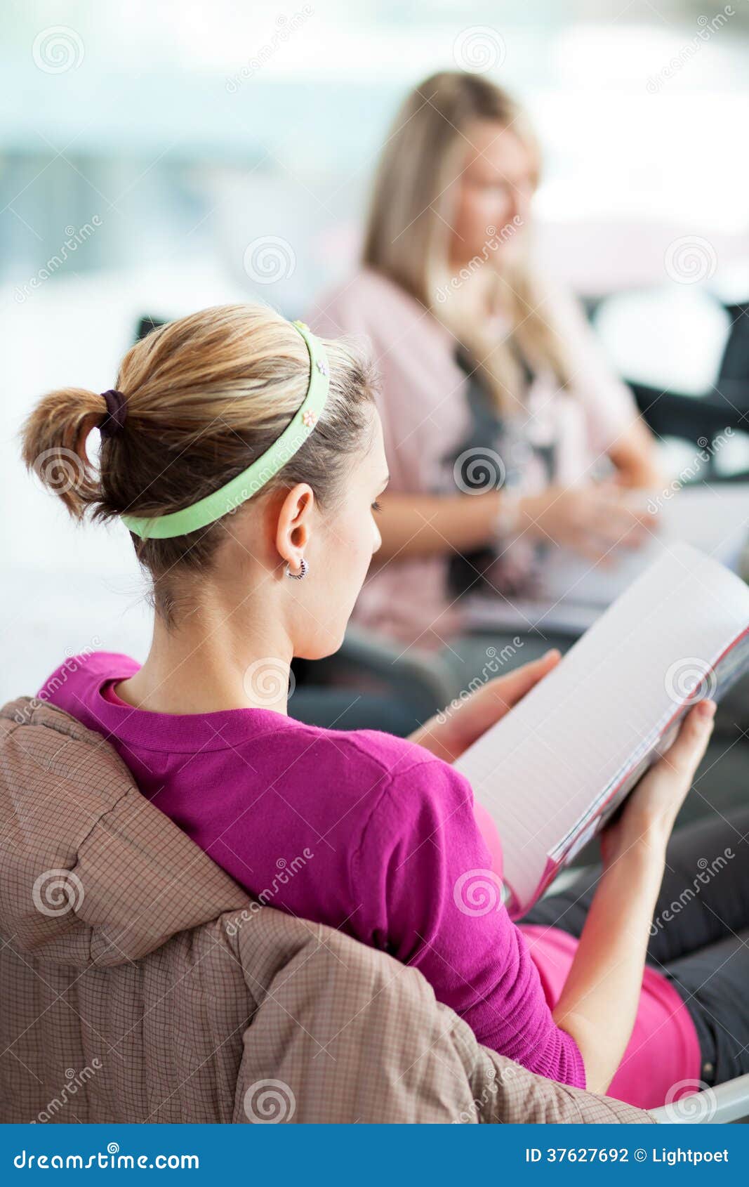 Group of College/university Students during a Brake Stock Photo - Image ...