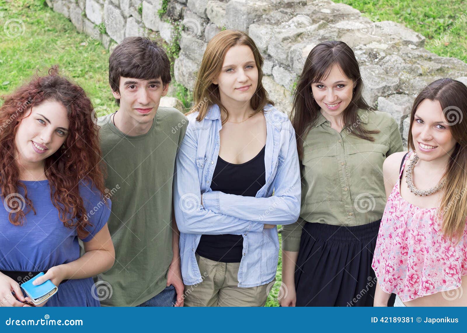 Group of College/university Students Stock Image - Image of happiness ...