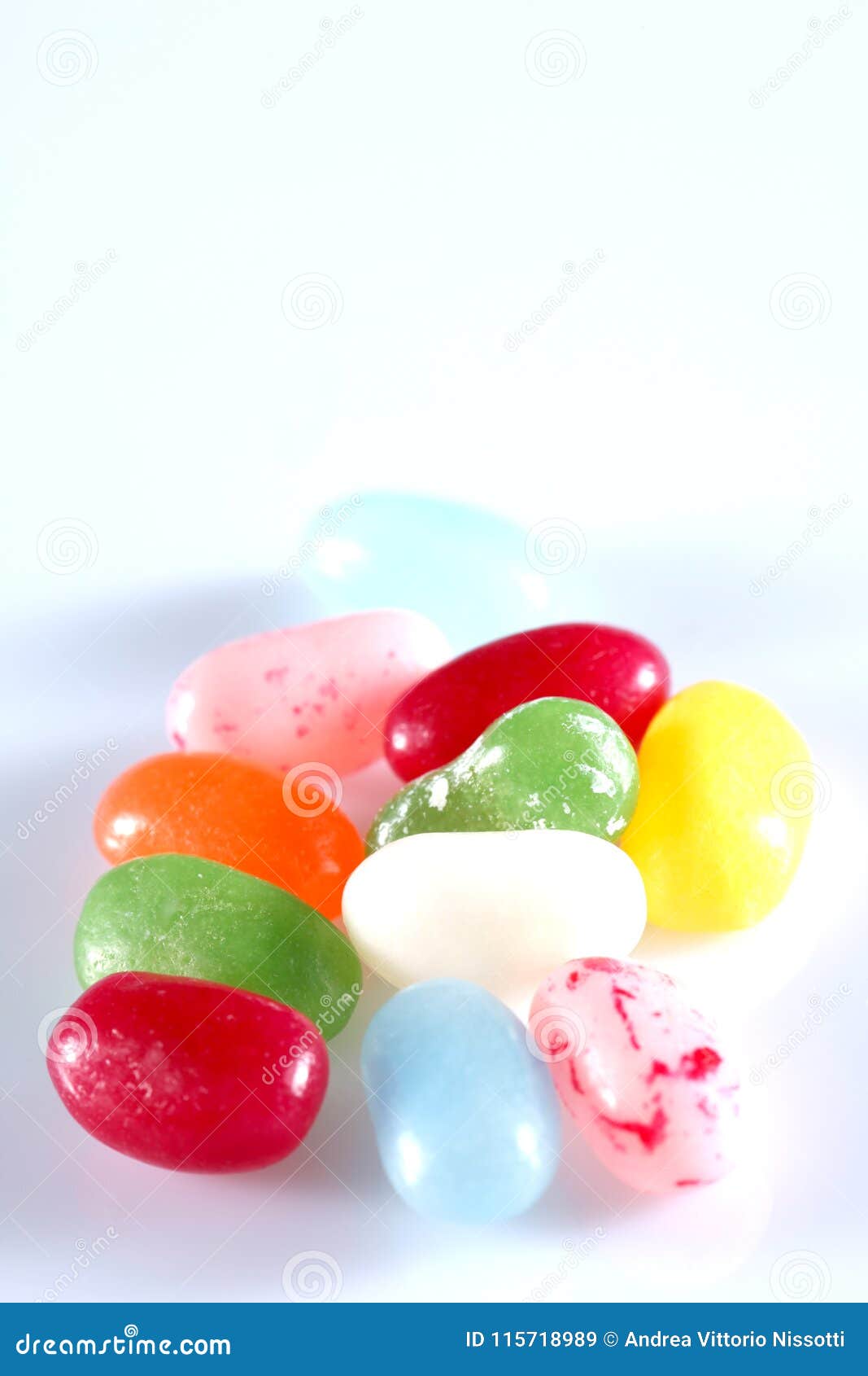 Group of Colored Candies Isolated on White Background Stock Image ...