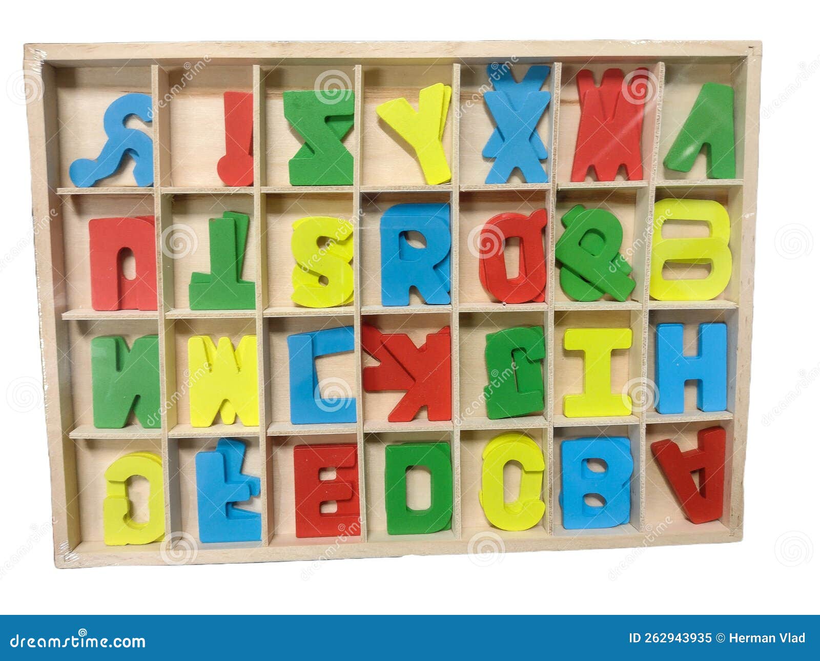 Group of Colored Letters Isolated on White Background Stock Image ...